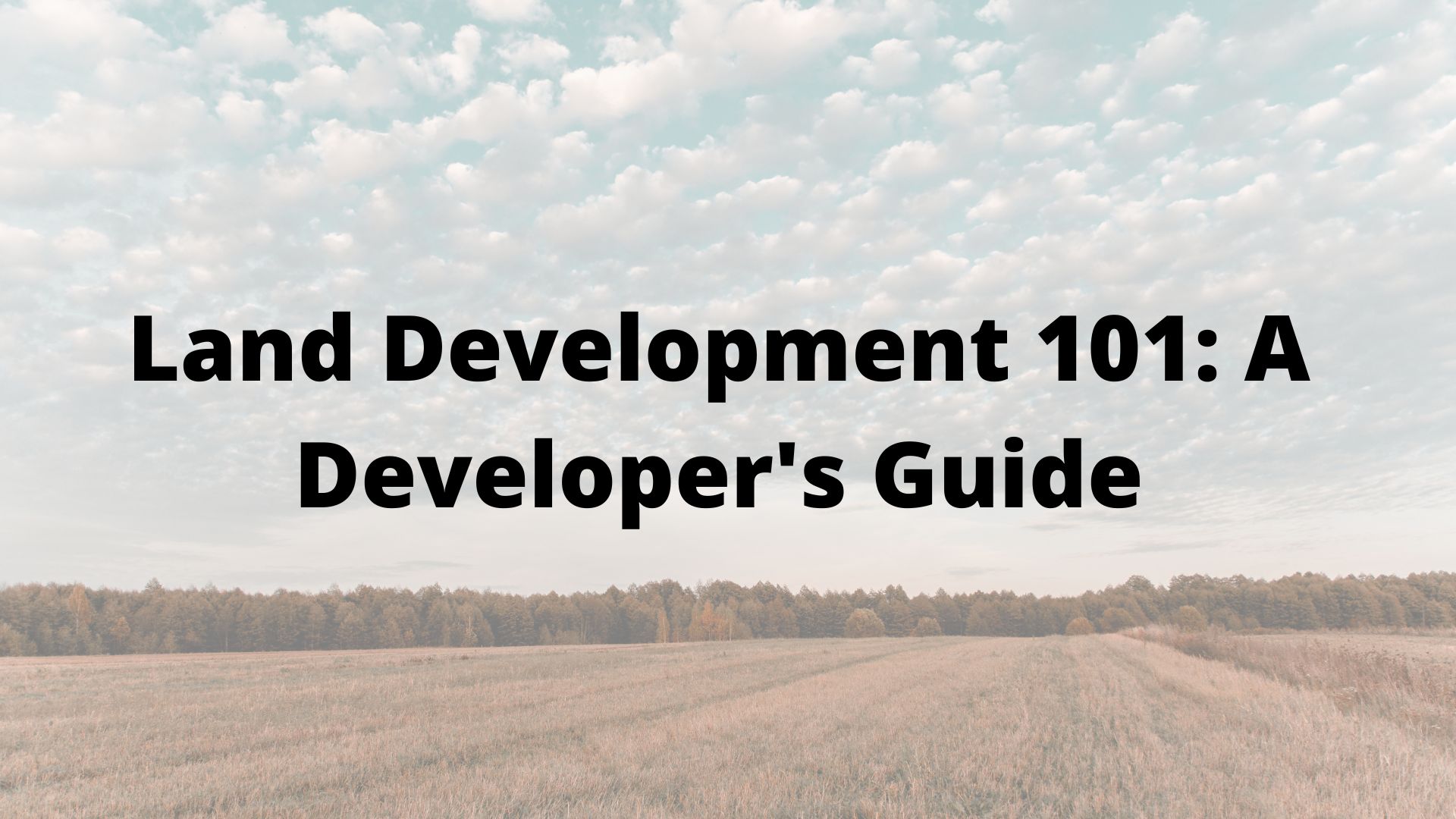 Land Development 101: A Developer’s Guide to New York State - The Law ...